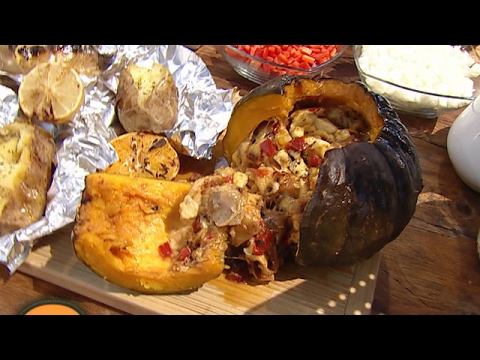 Calabaza rellena al rescoldo - La Peña de Morfi - YouTube