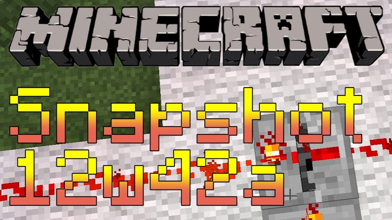 Minecraft - Snapshot 12w42a Overview - Better Anvils, Locked Repeaters ...