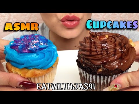 ASMR Cupcakes😋🍰 (Whispering) | Eating Show - YouTube