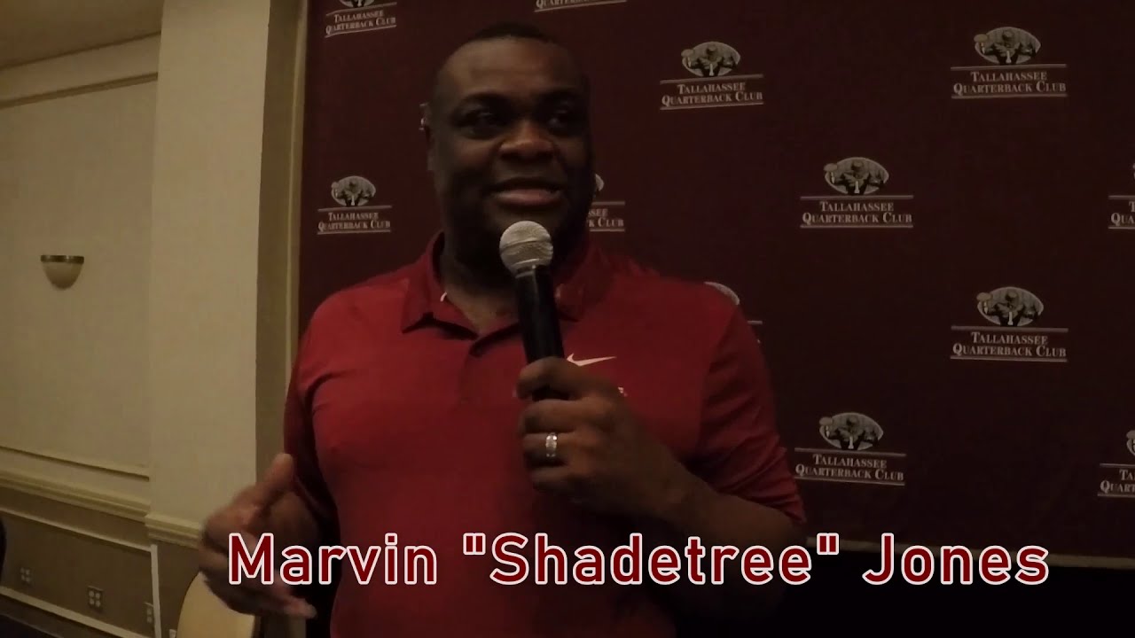 Marvin "Shadetree"Jones @ Tallahassee Quarterback Club - YouTube
