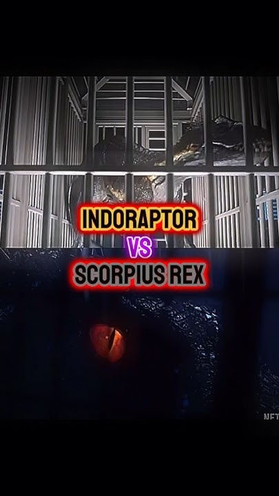 Indoraptor vs scorpius Rex - YouTube