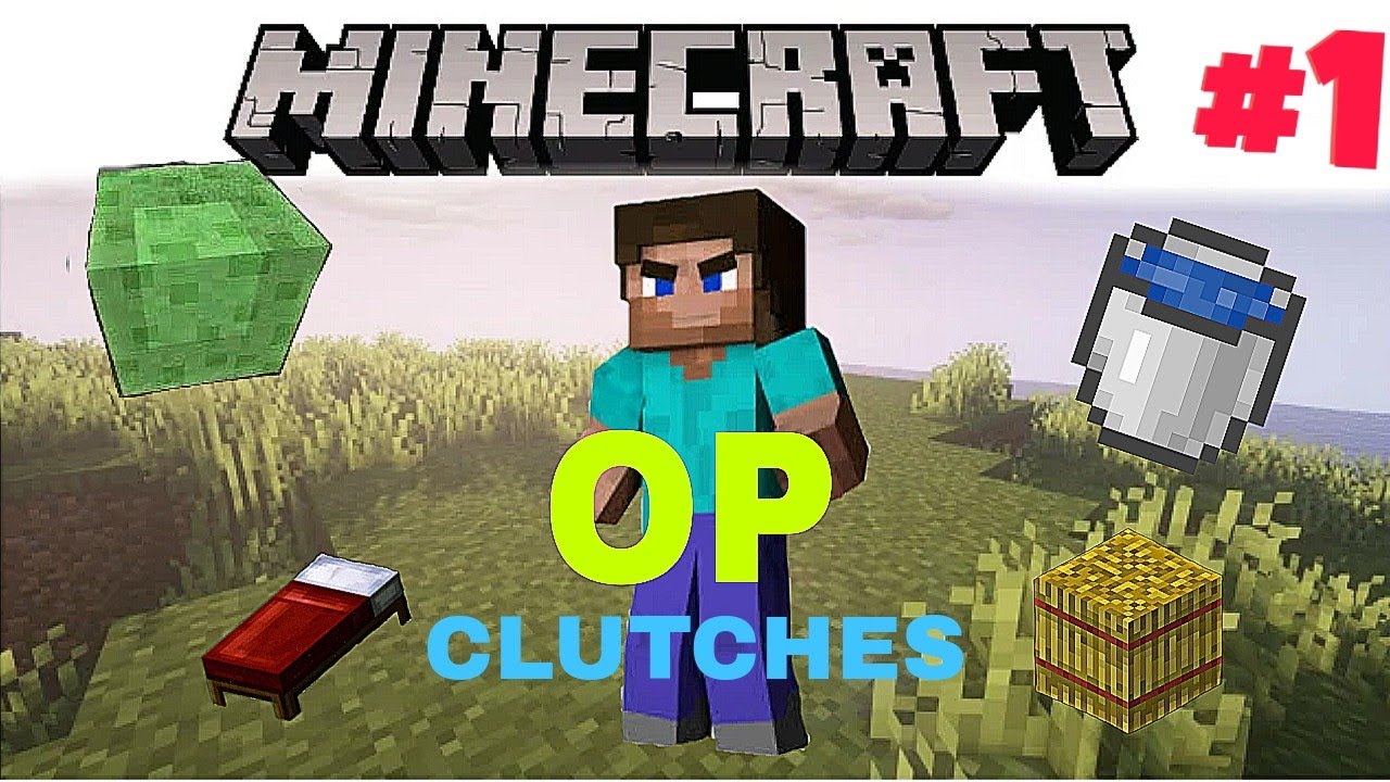 Minecraft pocket edition epic clutches (part-1) - YouTube