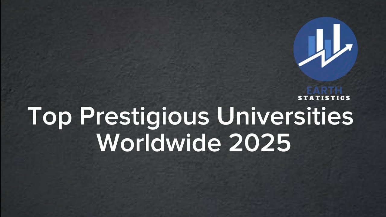 Top Prestigious Universities Worldwide 2025 - YouTube