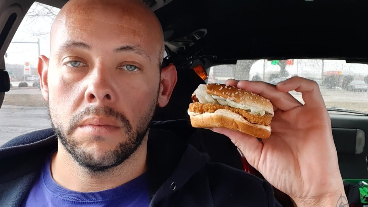 Burger king spicy chicken jr review - YouTube