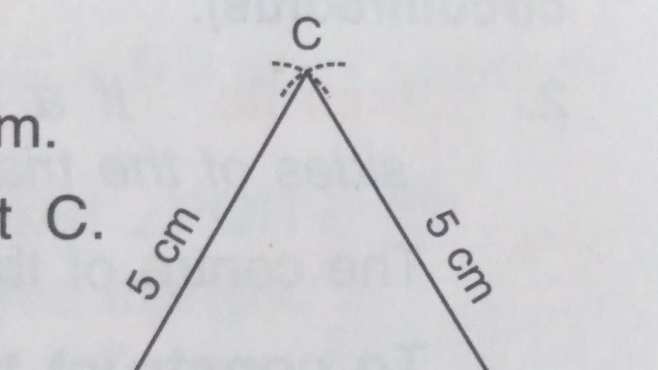 Construction of Triangles ll Geometry ll by MATHS XYZ - YouTube