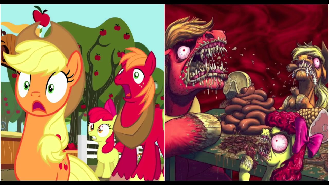 Cartoon Characters As Terrifying Monsters - YouTube
