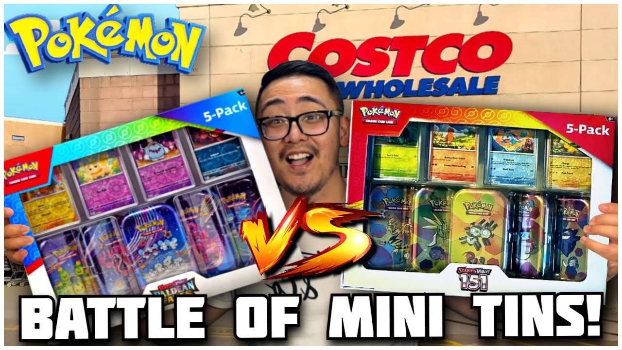 Costco's Pokemon Mini Tins BATTLE Opening! - YouTube