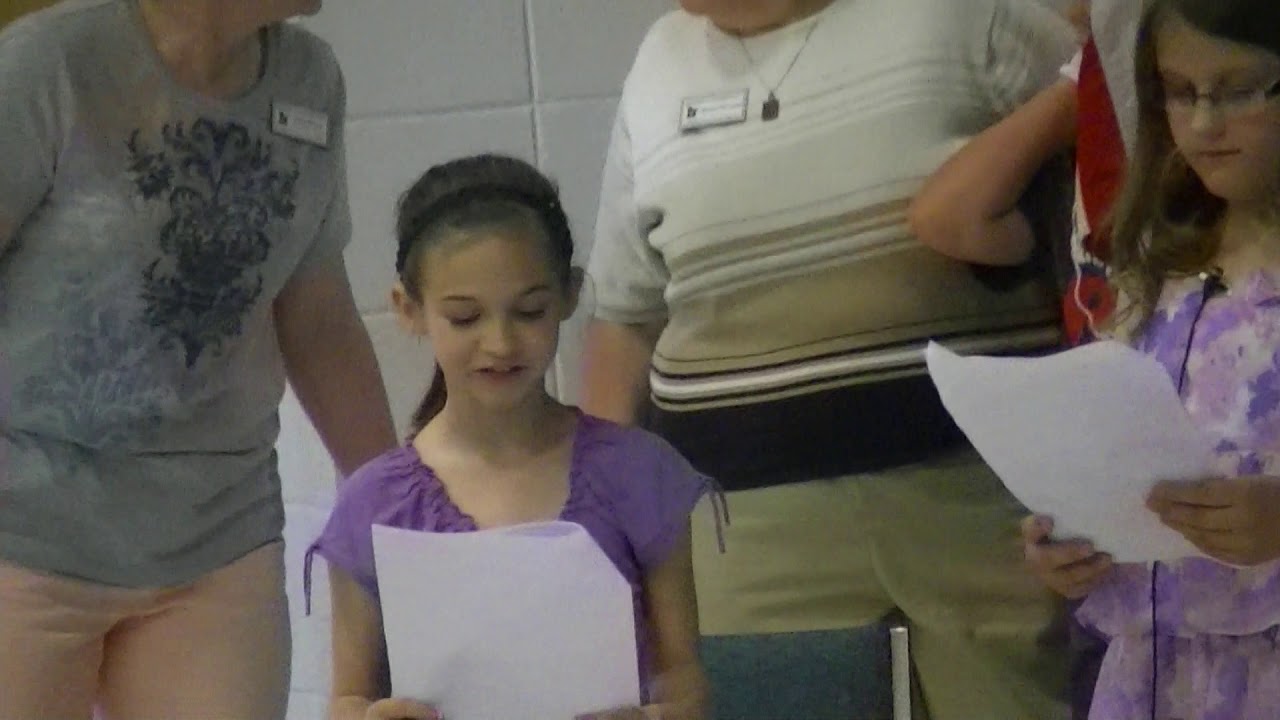5th grade talent show - introducing Breanna - YouTube