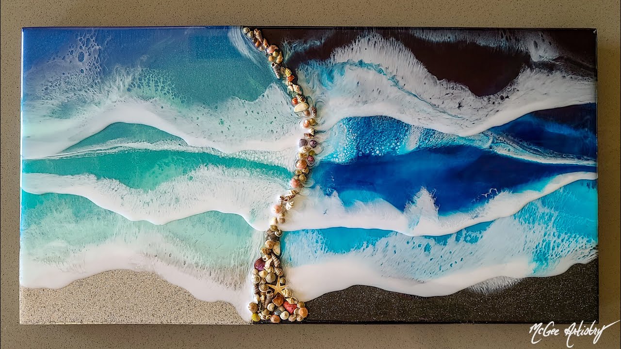 Resin Art Yin Yang Oceans 3D - YouTube
