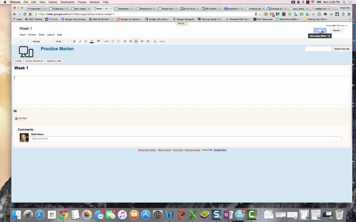 Google Sites Basic Tutorial - YouTube
