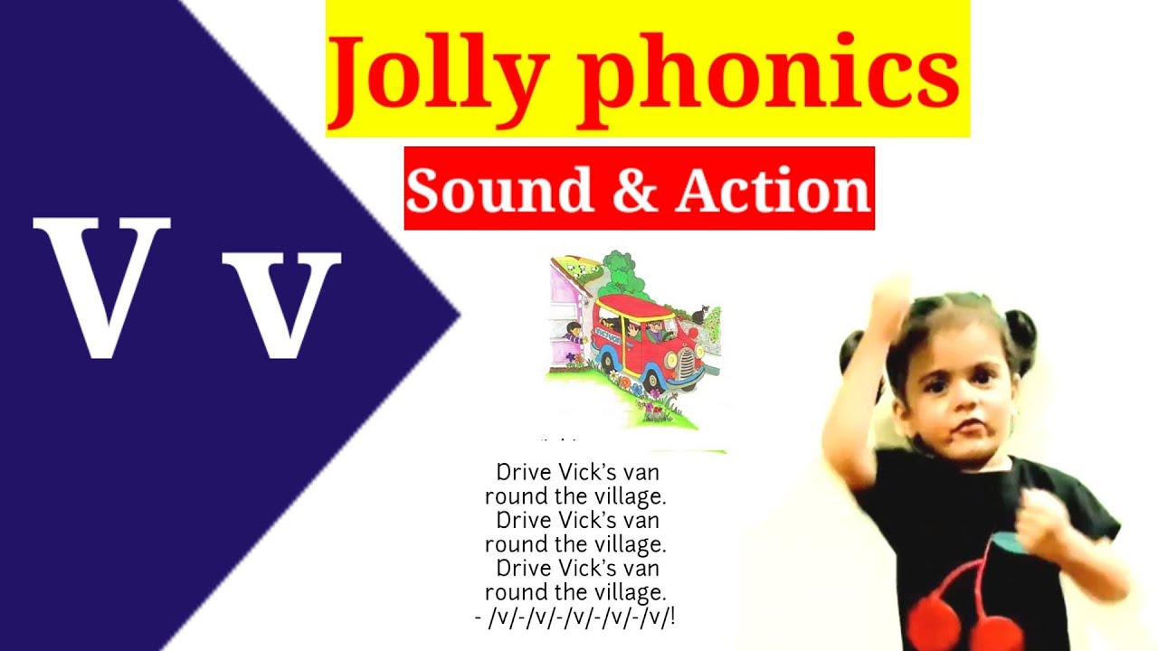Phonics song | Jolly phonics letter v song | Phonics rhymes | alphabet ...