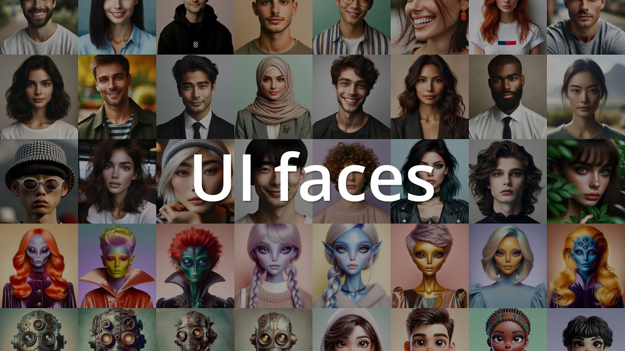 UI faces #ui #faces #avatars #figma #plugins - YouTube