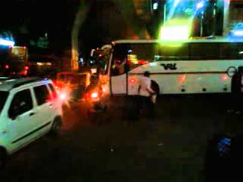 VRL BUS TERMINAL AT ANAND RAO CIRCLE BANGLORE - YouTube