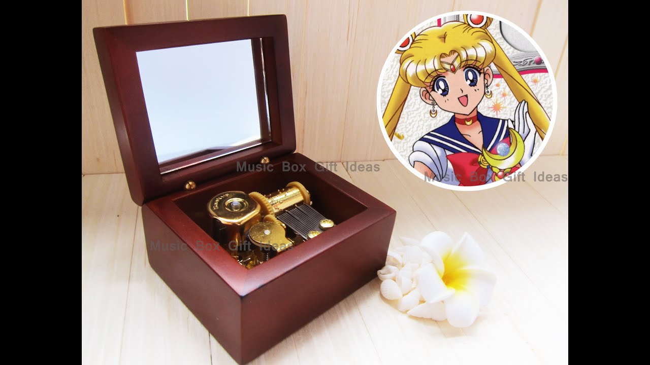 Wooden Music Box Bishoujo Senshi Sailor Moon Moon Light Densetsu ...