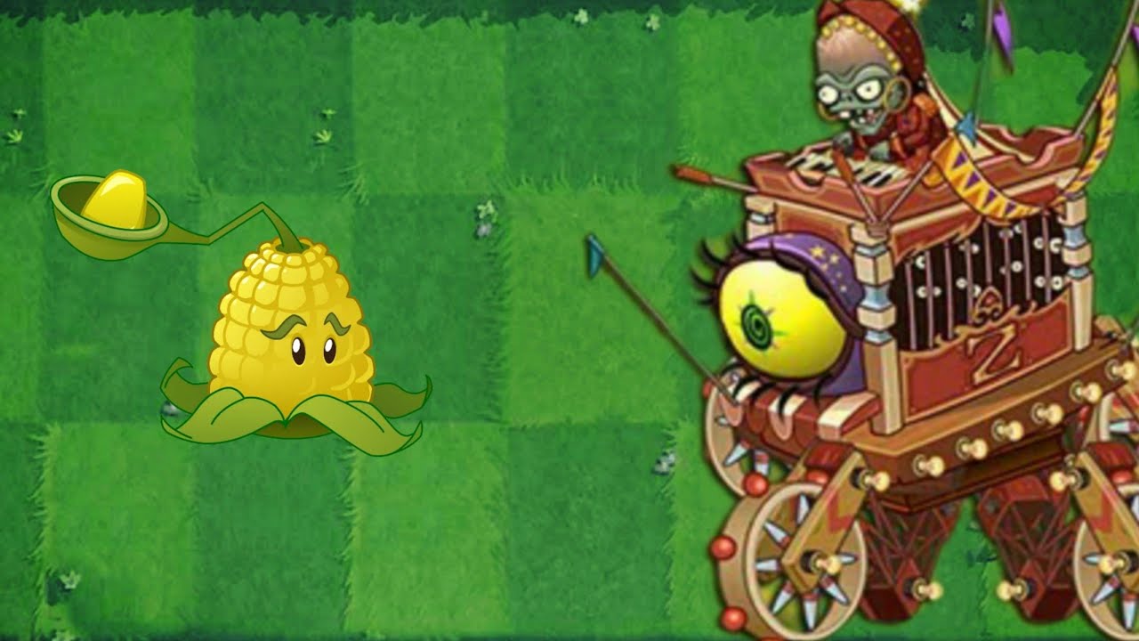 Plants Vs Zombies 2 Final Boss - Only Kernel Pult Level Max Destroys ...