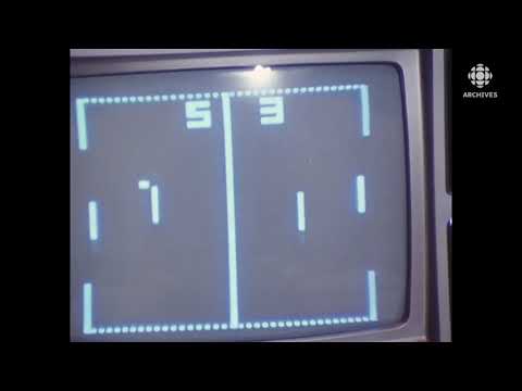 Pong! Le jeu vidéo branché des années 1970!