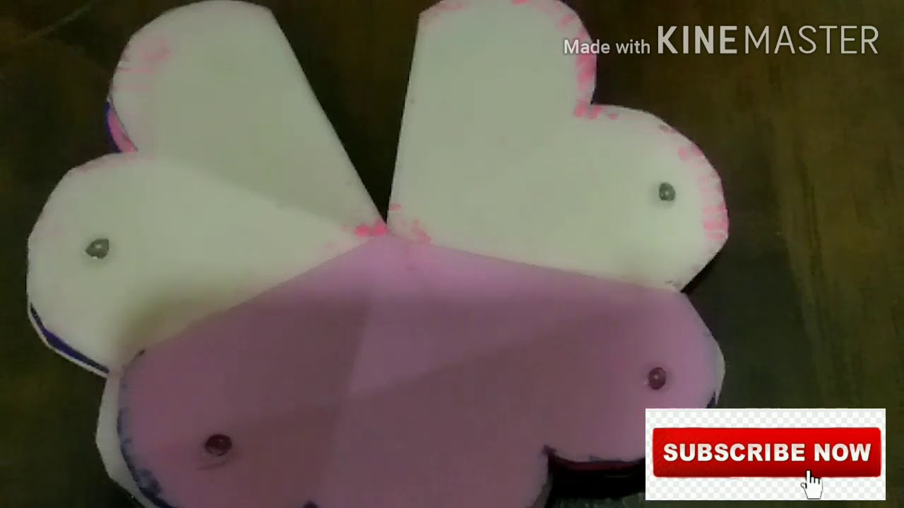 Tutorial 3D flower pop up - YouTube