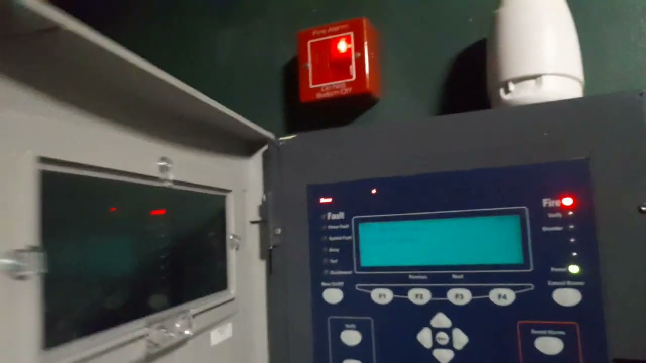 Gent vigilon fire alarm test - YouTube