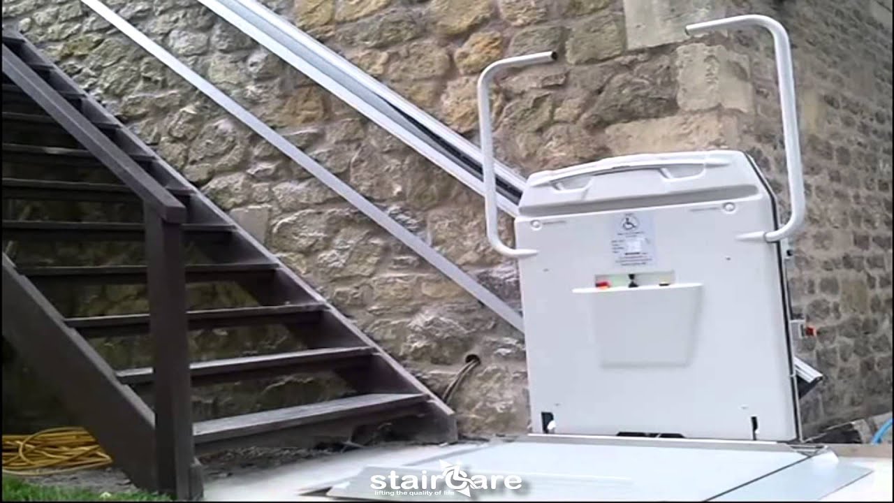 Simplicity Incline Platform Lift by Staircare - YouTube