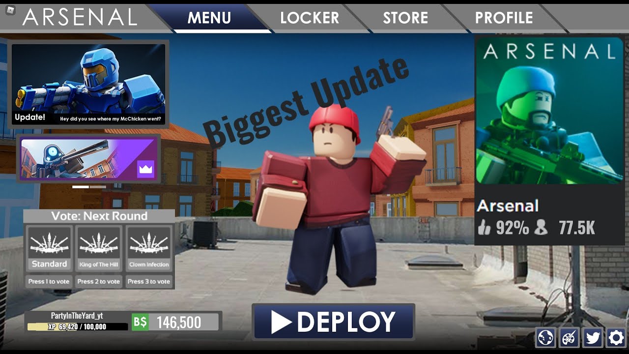 The Biggest Arsenal Update is Here!!(Roblox,Arsenal) - YouTube