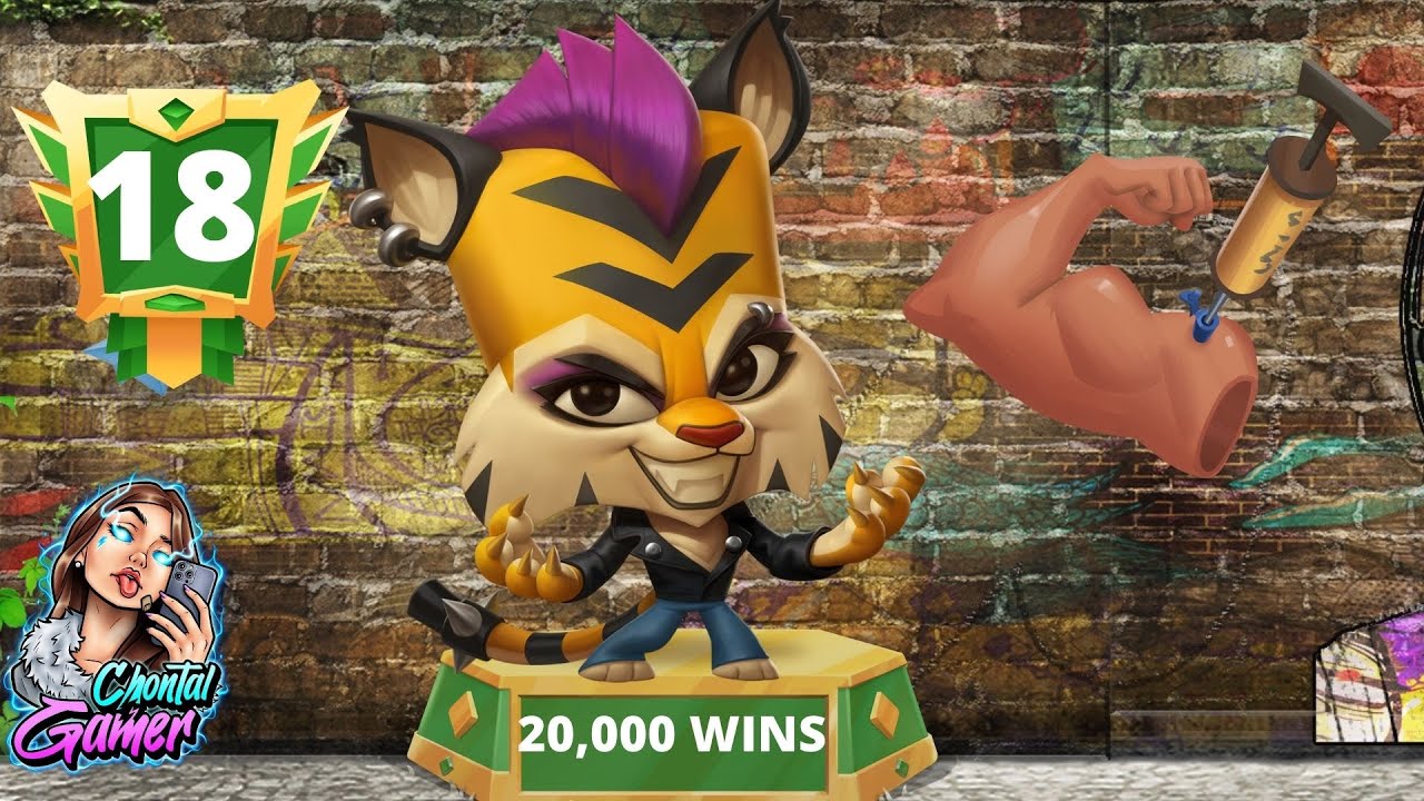 Zooba Jade SOLO Misfit Skin - Level 18 MAX Reached 20,000 WINS - YouTube