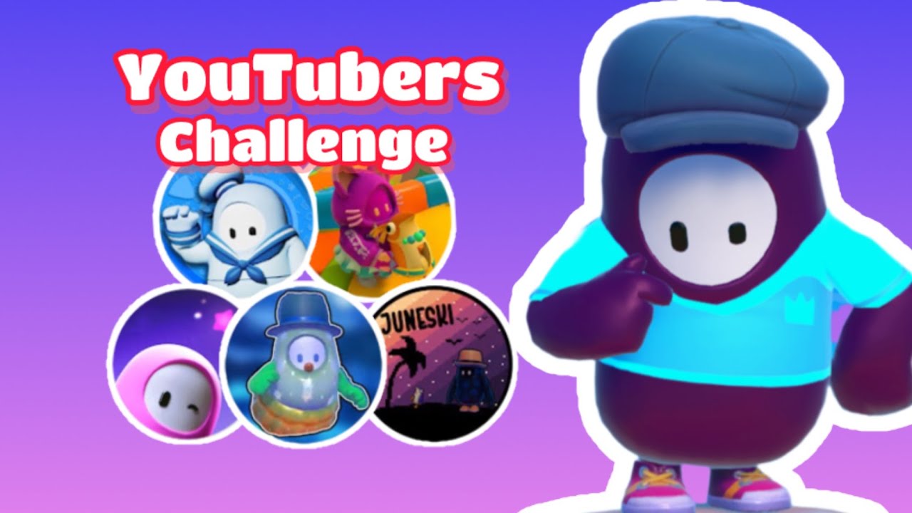 The Fall Guys YouTubers Challenge! - YouTube