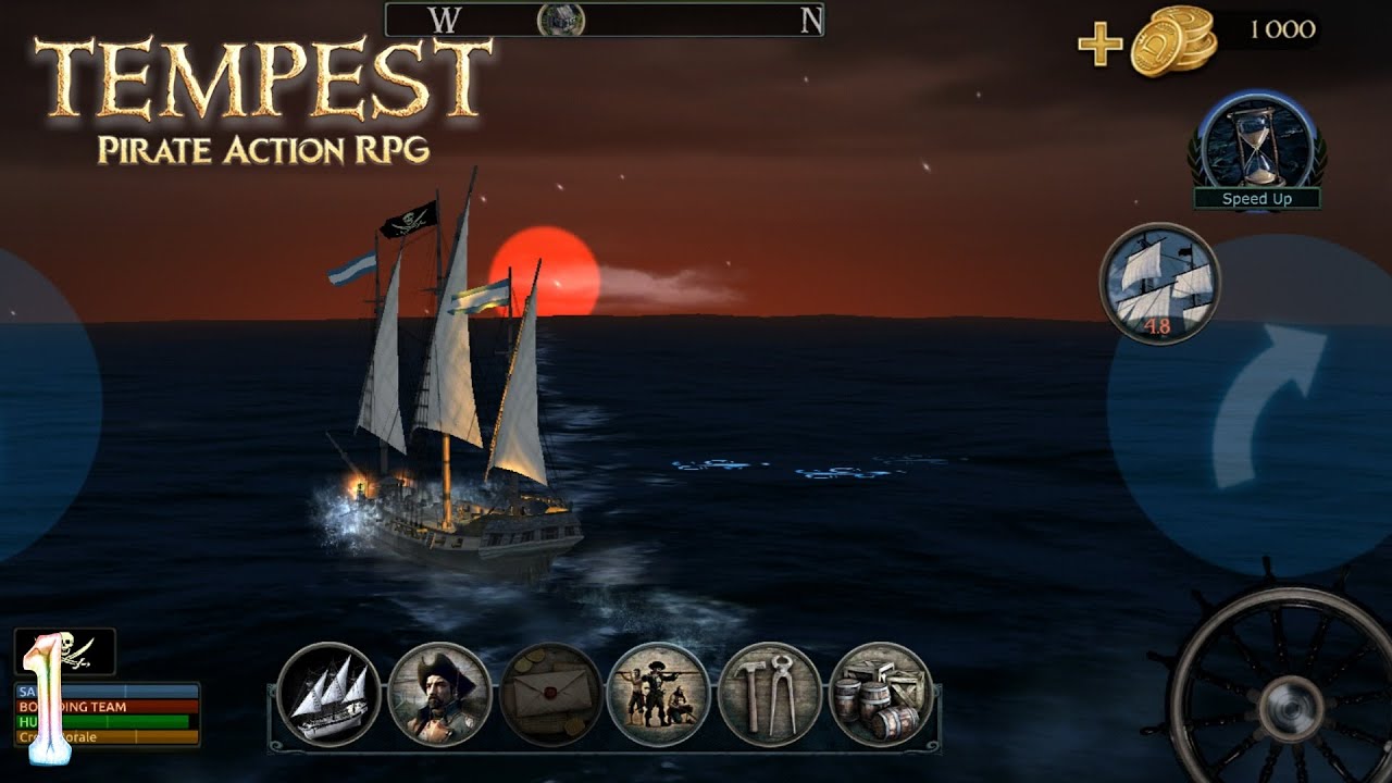 THE BLACK PEARL PIRATE SHIP TEMPEST : PIRATES ACTION RPG "GAMEPLAY ...