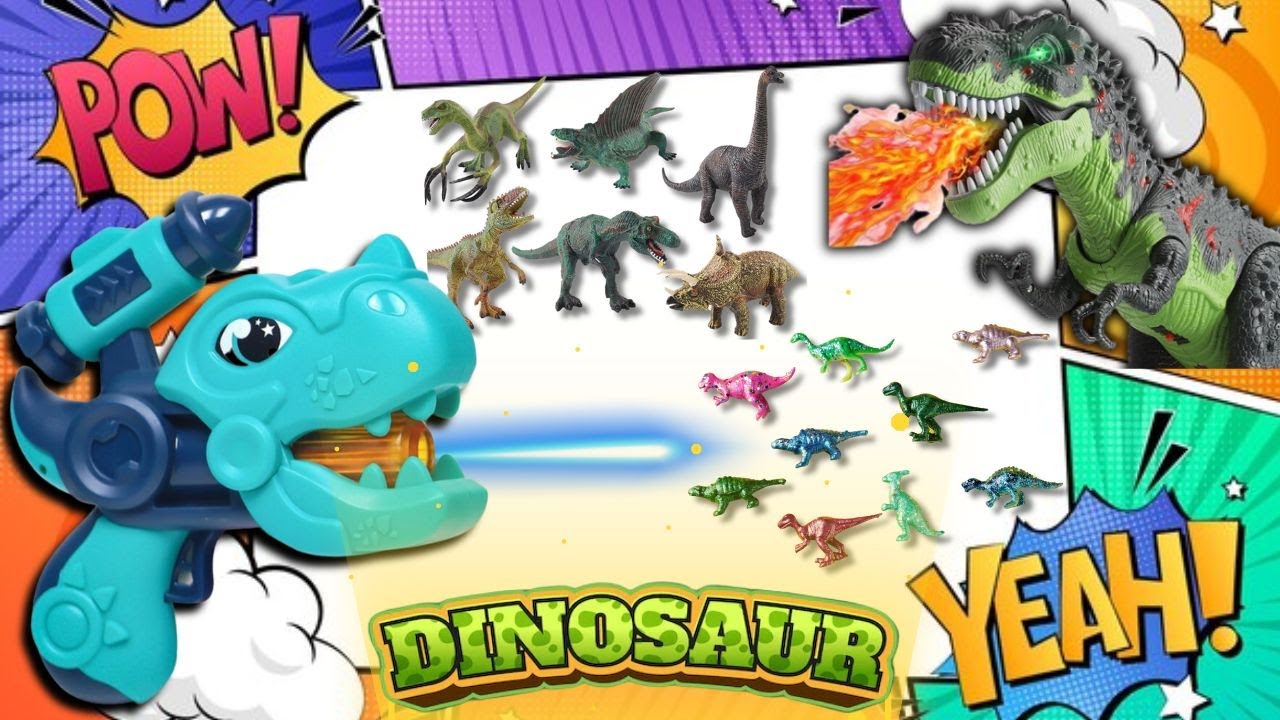 Transformation Magic Gun | T rex Giganotosaurus Dinosaurs in the real ...