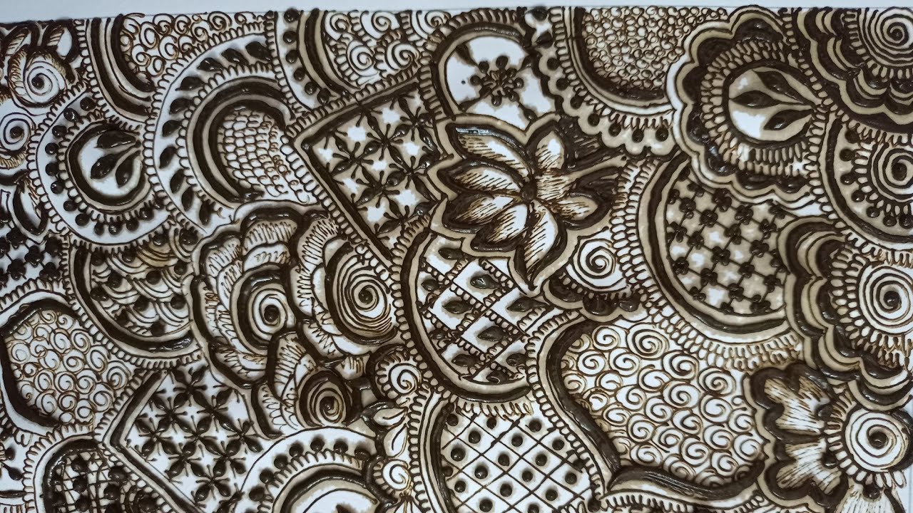 Heena practice with Yoo Delhi | Mehandi designs Arabic mehandi Tutorial ...