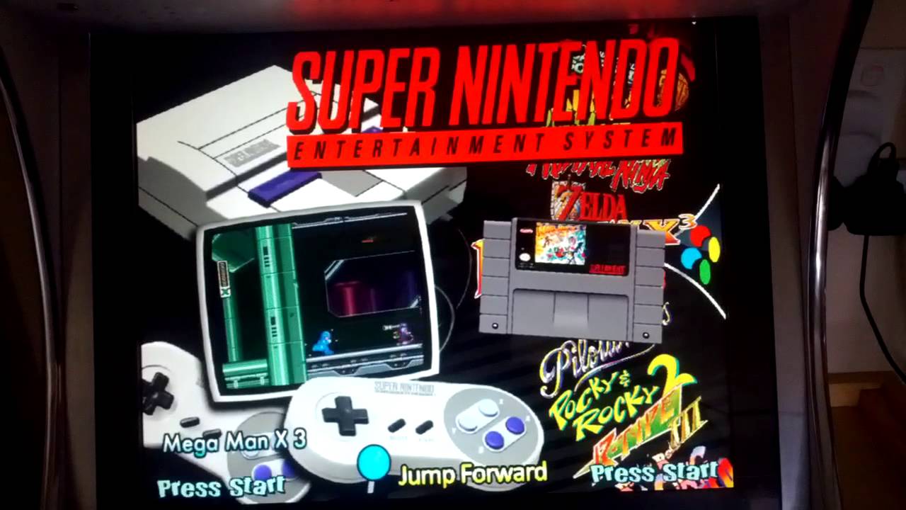 Super Nintendo Games Running on Arcade Cabinet - YouTube