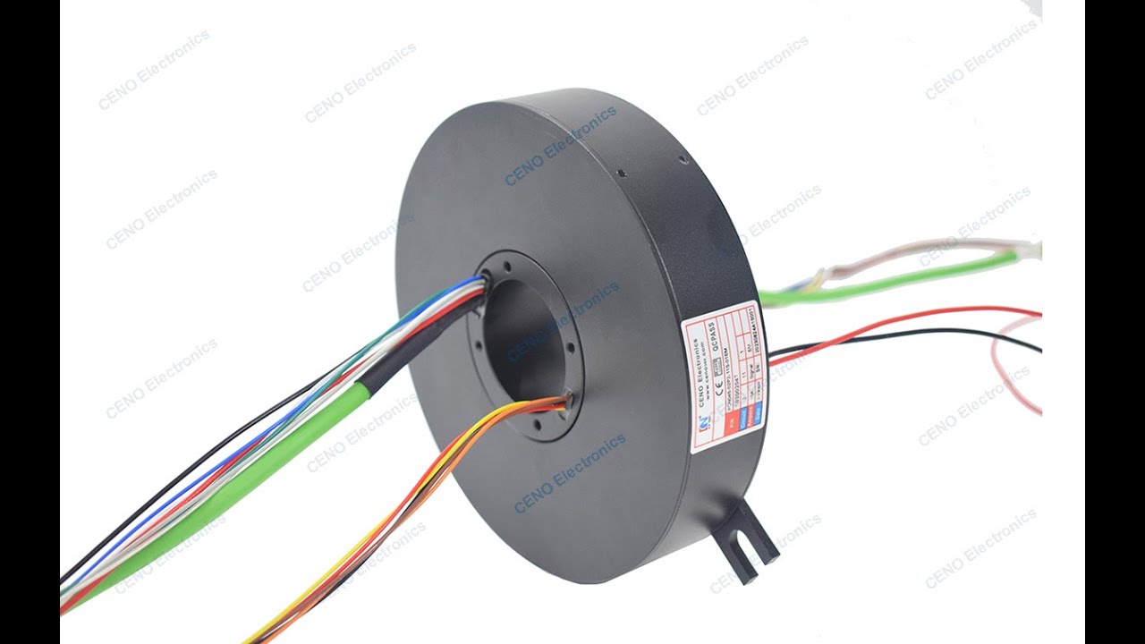 PCN045-02P2-11S-01EM CENO Platter slip ring - YouTube