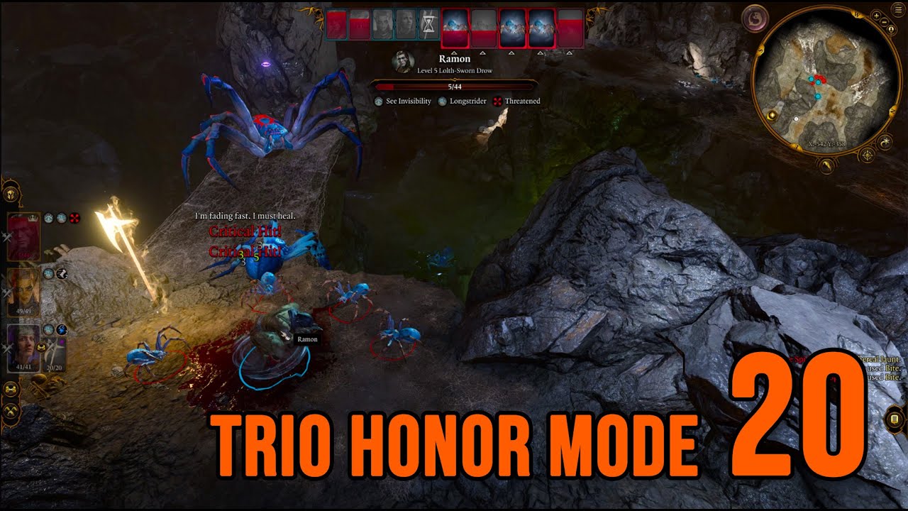 Phase Spider Matriarch | Trio honor mode with Laezel and Shadowheart Pt ...