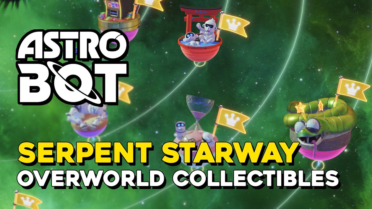 Astro Bot Serpent Starway All Hidden Overworld Collectible Locations ...
