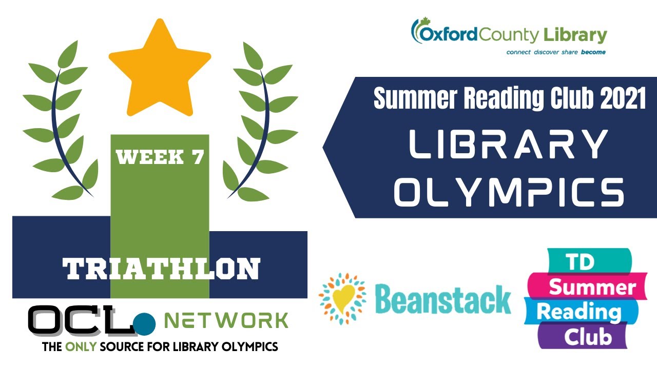 Summer Reading Club Library Olympics: Week 7, Triathlon - YouTube