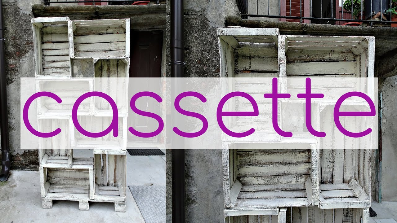 Costruire un mobile con cassette di recupero. - YouTube