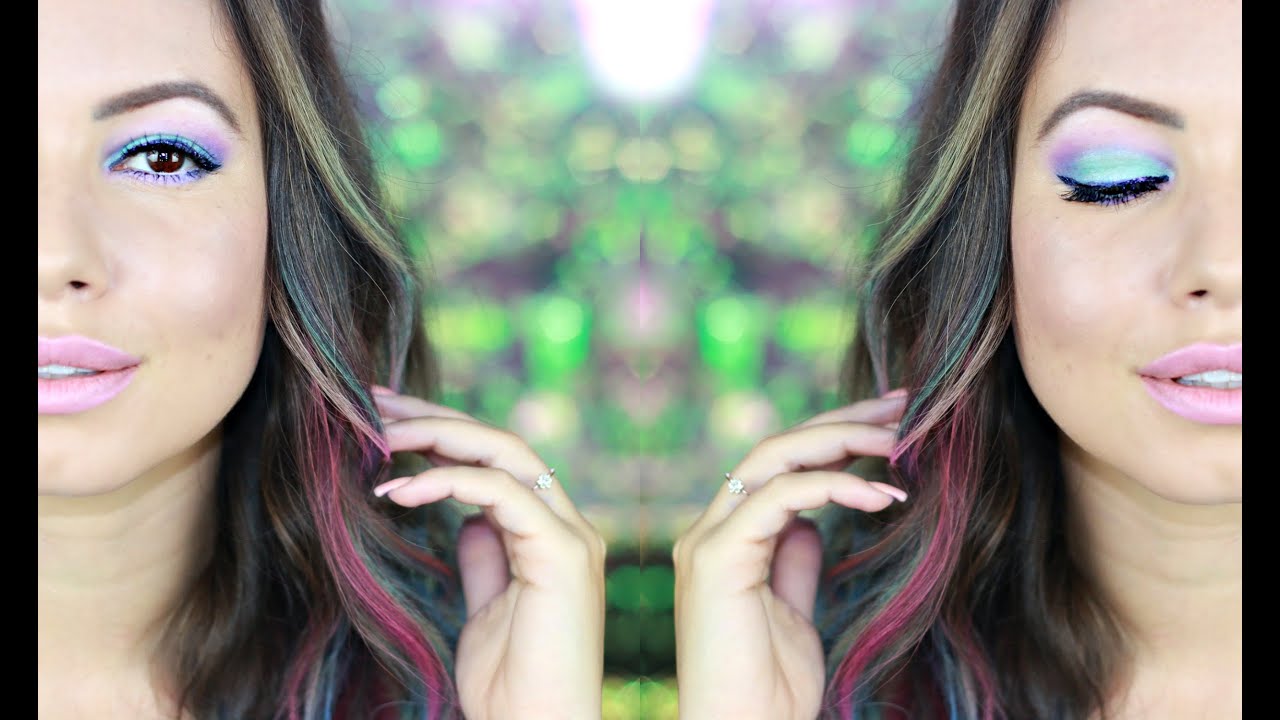 Tutorial de Maquiagem Colorida | Candy Colors - YouTube