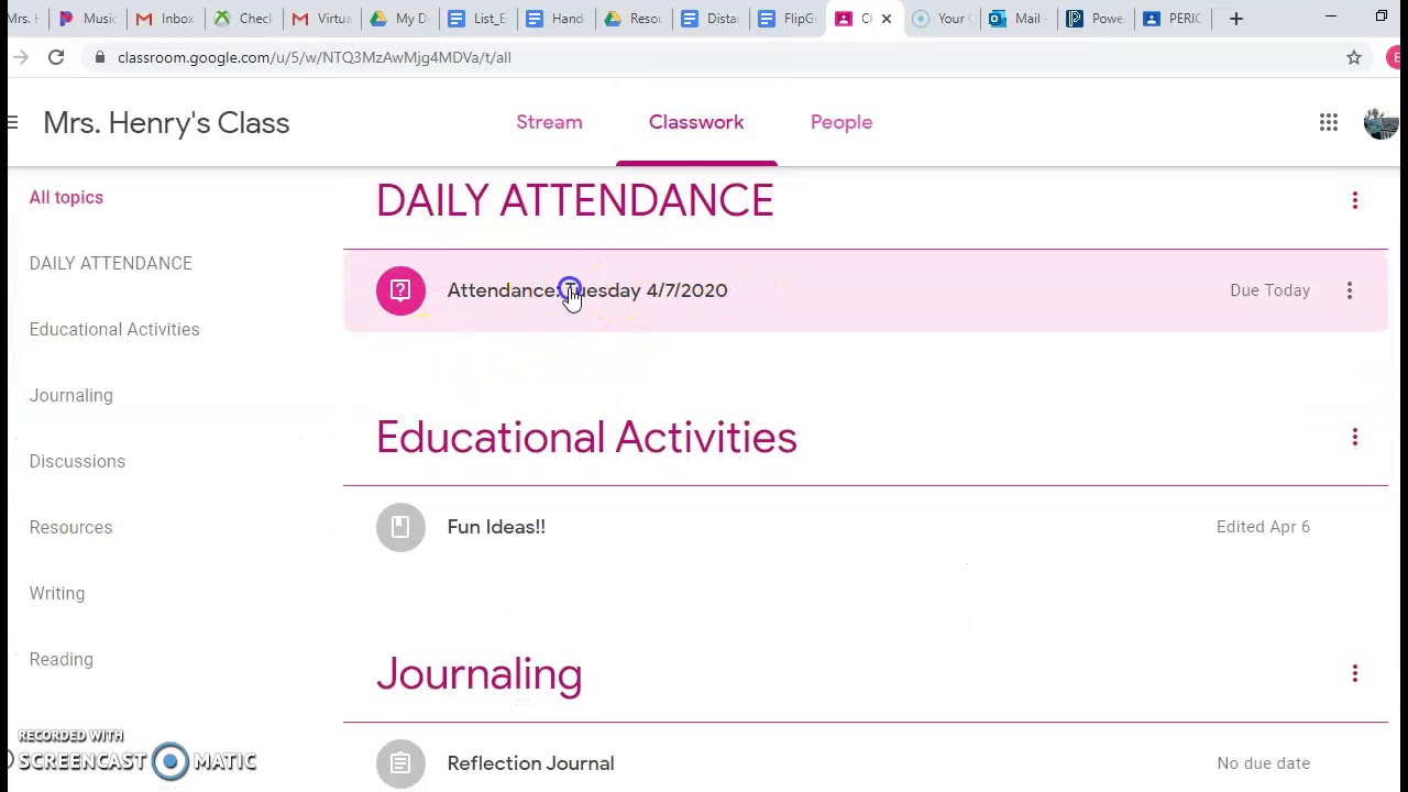 How to Respond to the Daily Attendance Question - YouTube