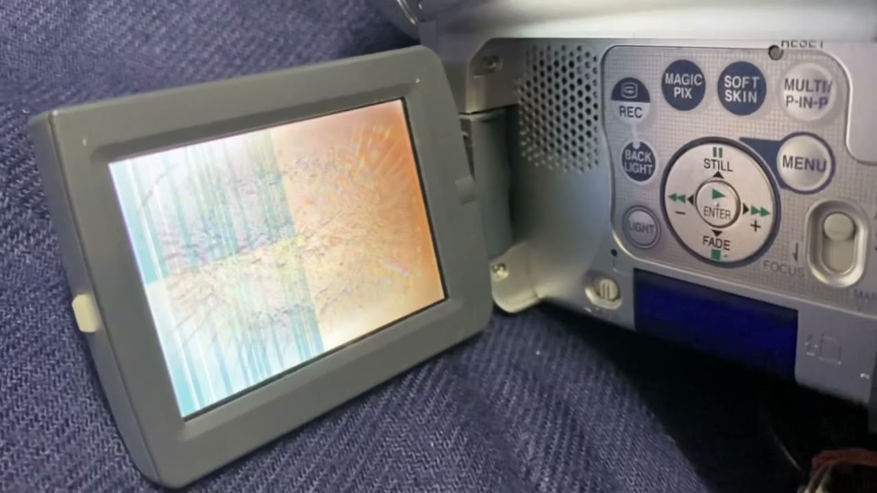 Panasonic digital camera recorder PV-GS15 demo - YouTube