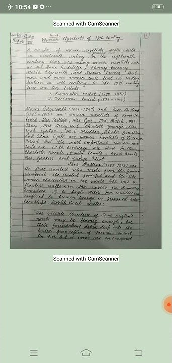 women novelist of the 19th century (notes). - YouTube