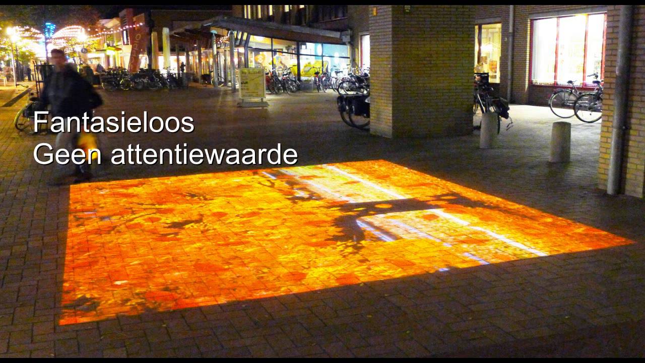 Street projector - YouTube