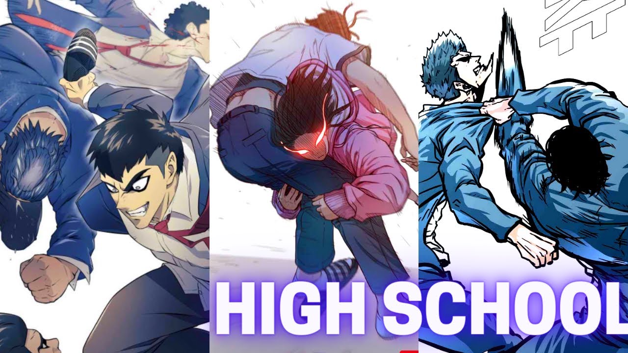 Top 10 High school fights manhwa/manhua/manga/WEBTOONS. - YouTube
