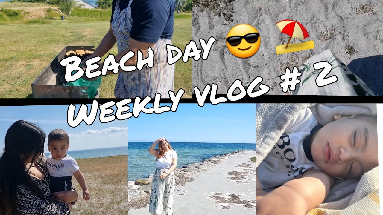 A day At the beach | Weekly vlog # 2 | Fun with kids and family | Beach ...