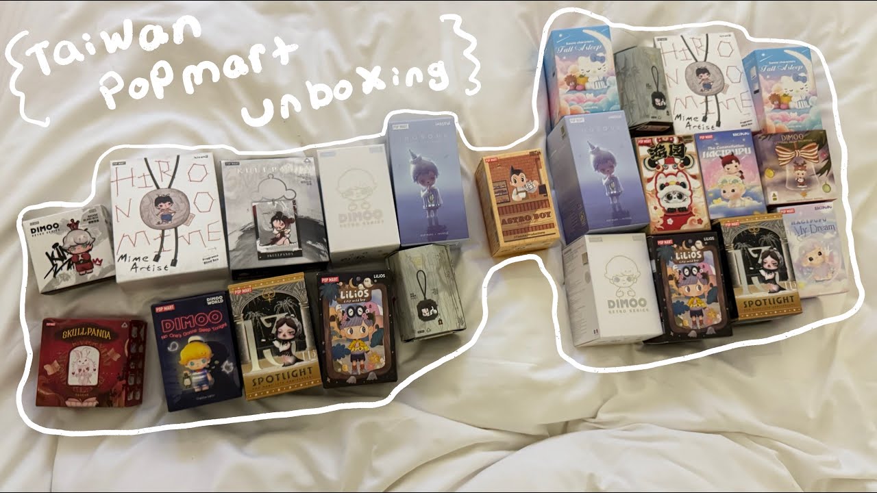 Taiwan Popmart Blind Box Unboxing - YouTube