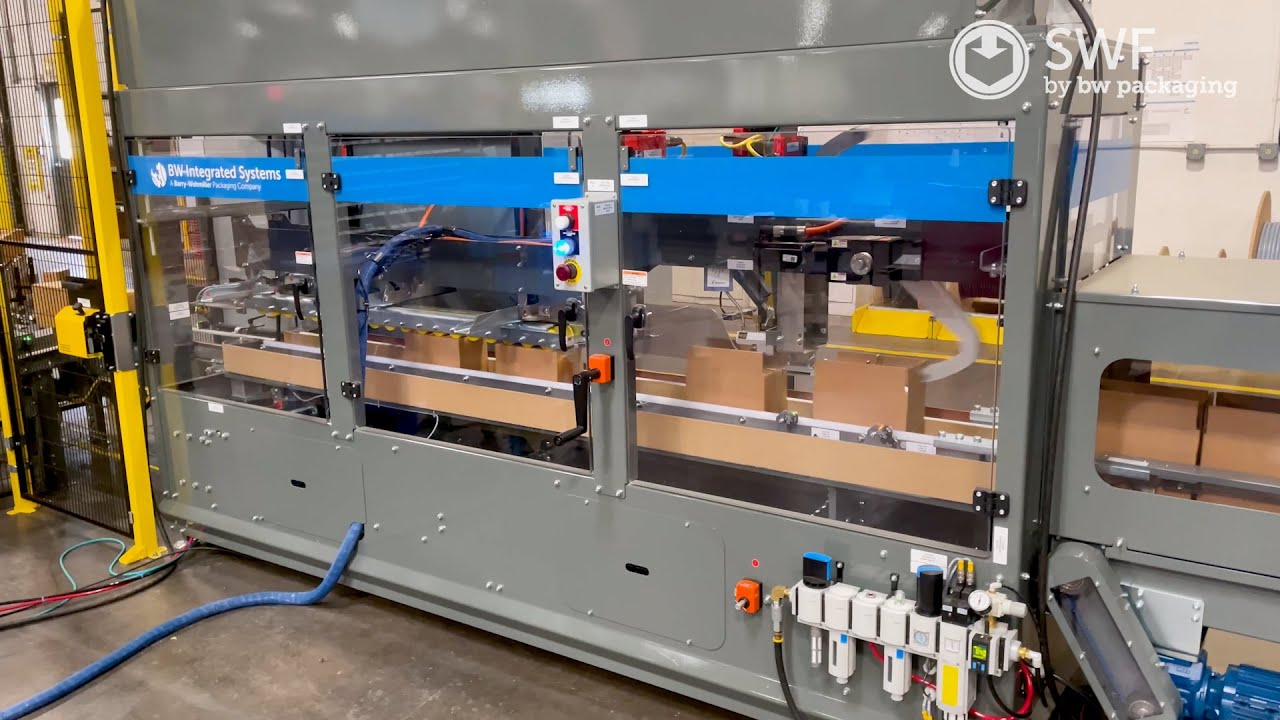 SWF CE 450 Case Erector, Nigrelli TL 20 Top Load Case Packer, SWF CS 40 ...