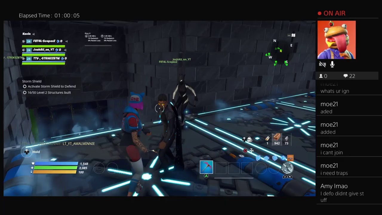 Playing fn stw giveaway - YouTube