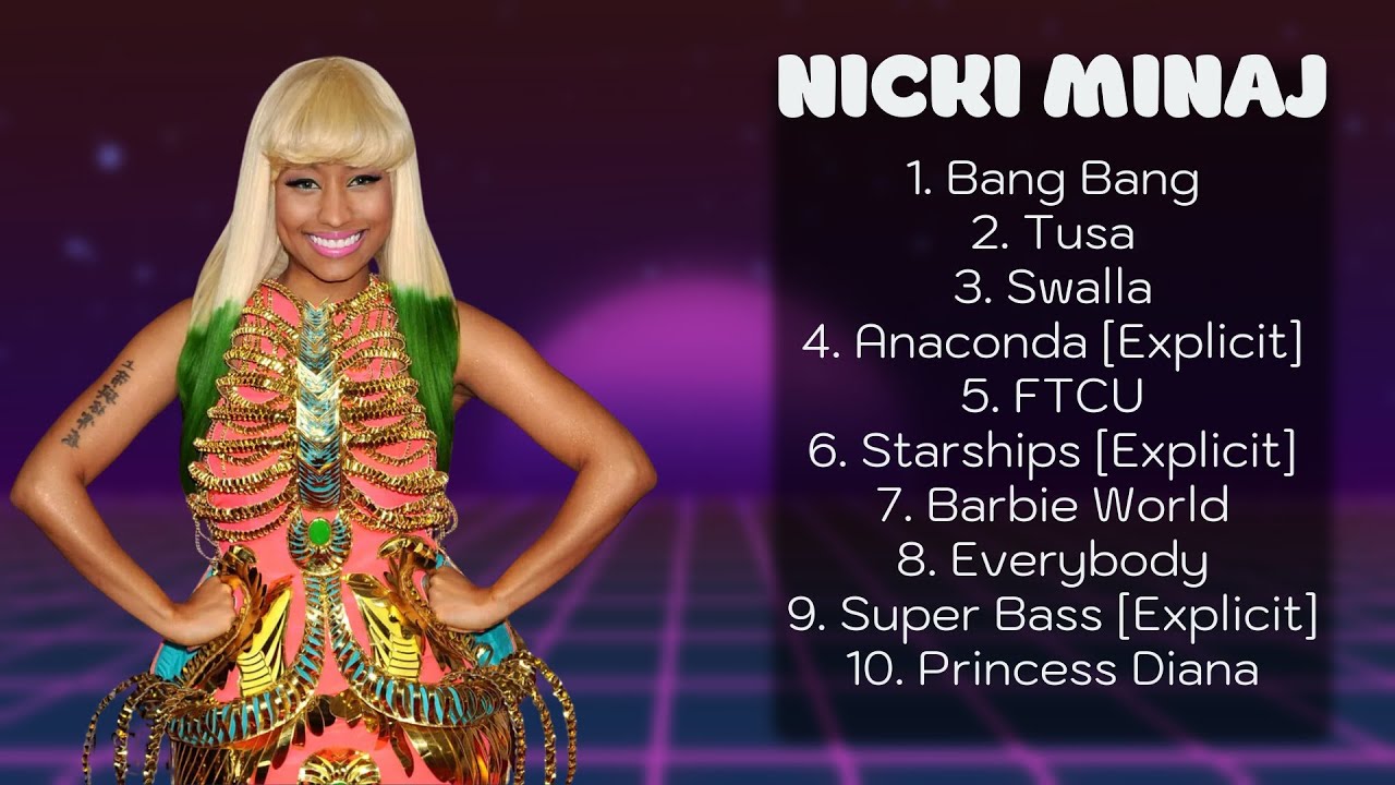 Nicki Minaj ~ Greatest Hits Full Album ~ Best Songs All Of Time - YouTube