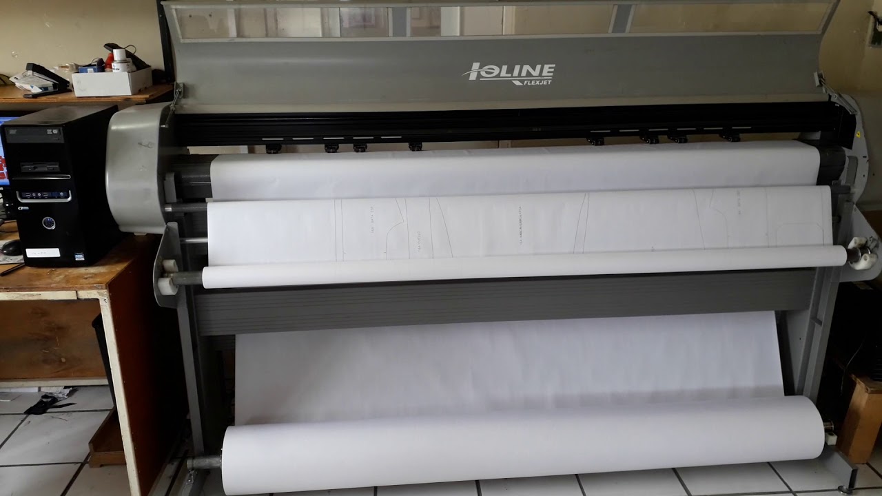 Plotter Ioline Flex Jet para trazo de moldes y patrones textiles para ...
