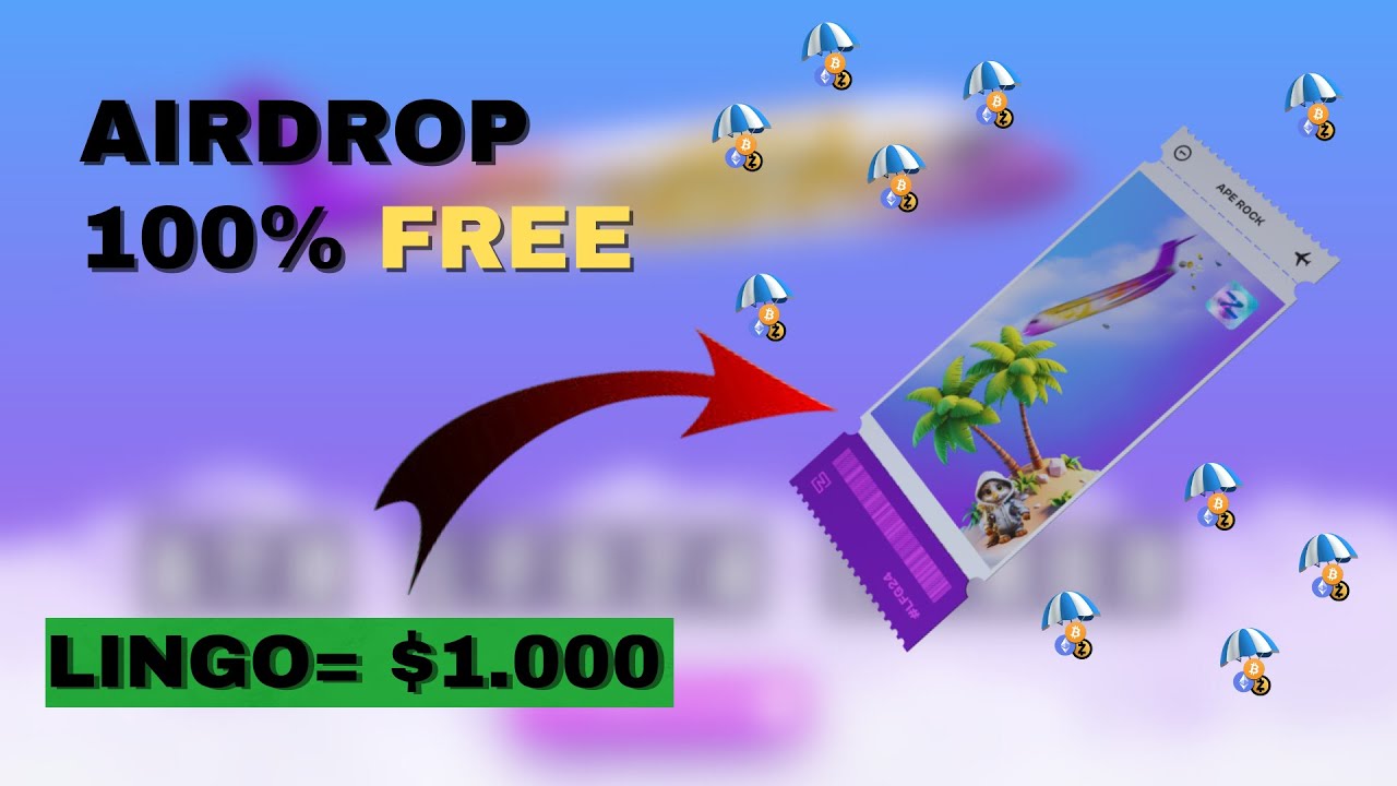 LINGO ISLAND, AIRDROP GRATUITO COM MUITO POTENCIAL - YouTube