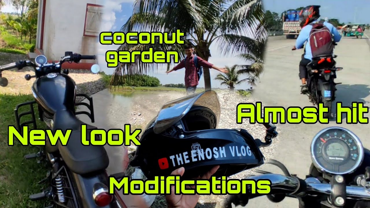New modifications on our meteor 350 || Almost got hit - YouTube