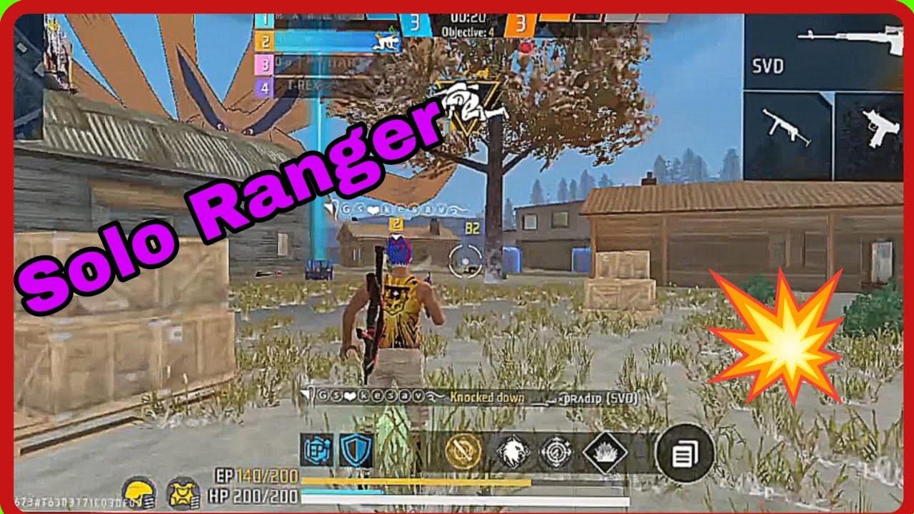 I always prefer to be a Solo Ranger 🔥😱 - YouTube